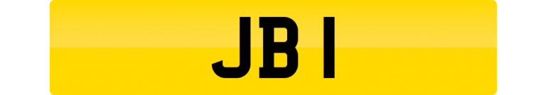 JB 1 ultimate number plate. A record breaking sale. A piece of Motoring ...